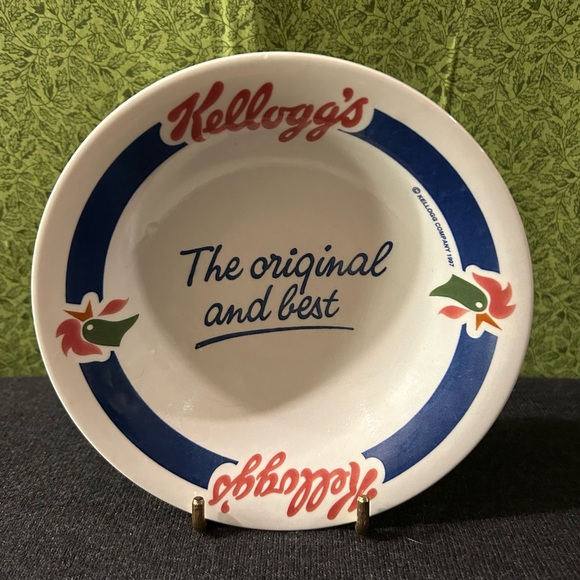 Kellogs | Dining | Vintage Kellogs Cornflakes Advertising Cereal Bowl ...